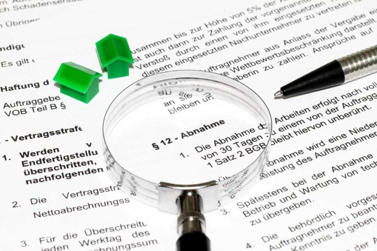 Bauabnahme Bauamt Vergessen